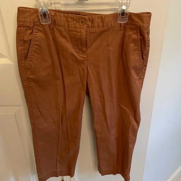 Talbots | Pants & Jumpsuits | Talbots Classic Brown Capris | Poshmark